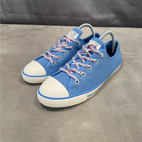 Converse | Shoes | Converse Blue Mesh Sneakers With White Toe Cap ...
